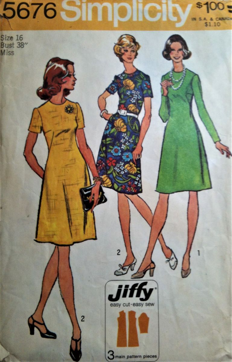 5676 | Misses' Jiffy Dress by Simplicity | Threadloop