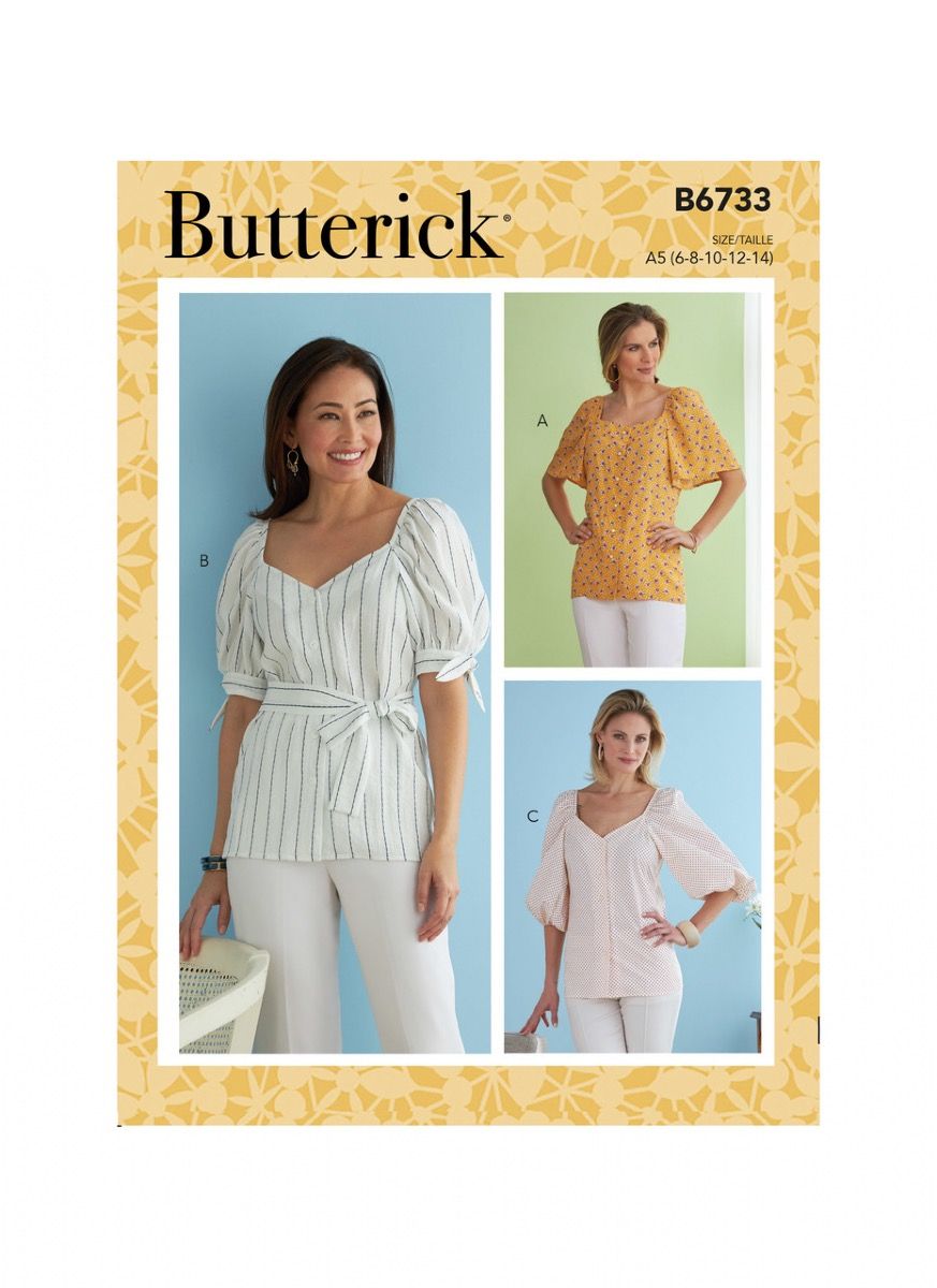 B6733 | Misses’ Top by Butterick | Threadloop