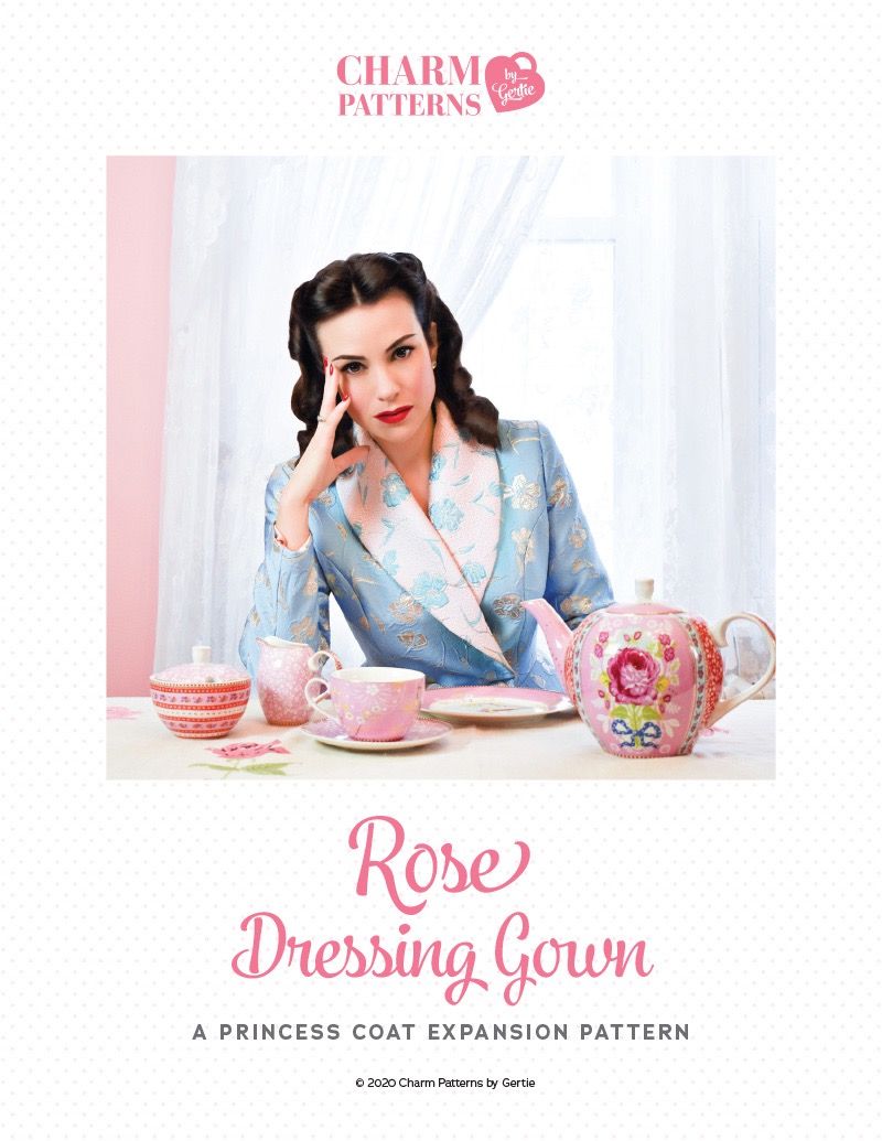 Rose Dressing Gown by Charm Patterns and Gretchen | Threadloop