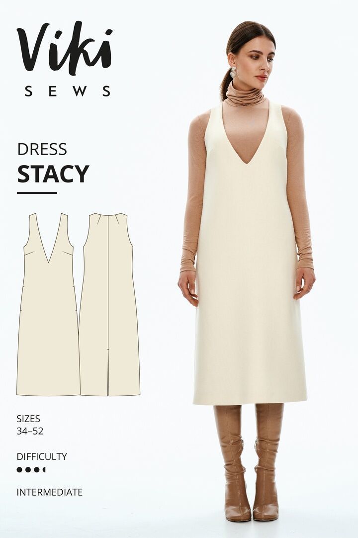 Stacy Dress by Vikisews | Threadloop