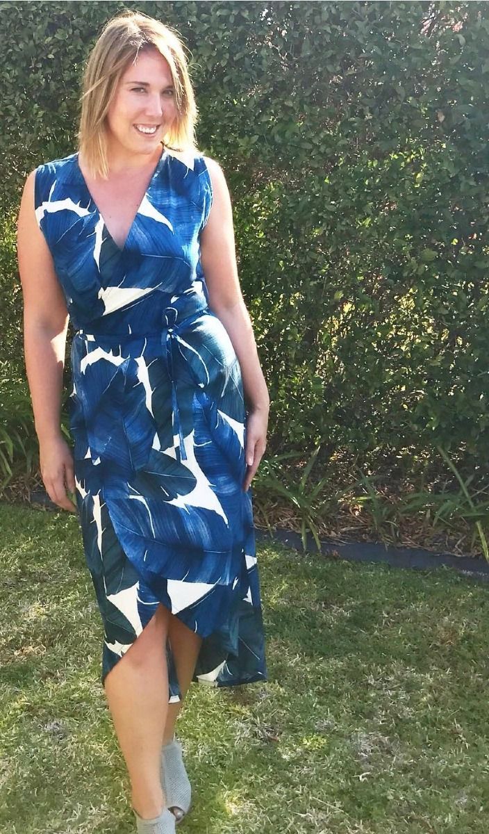 Charlianne Wrap Dress by Sew to Grow | Threadloop