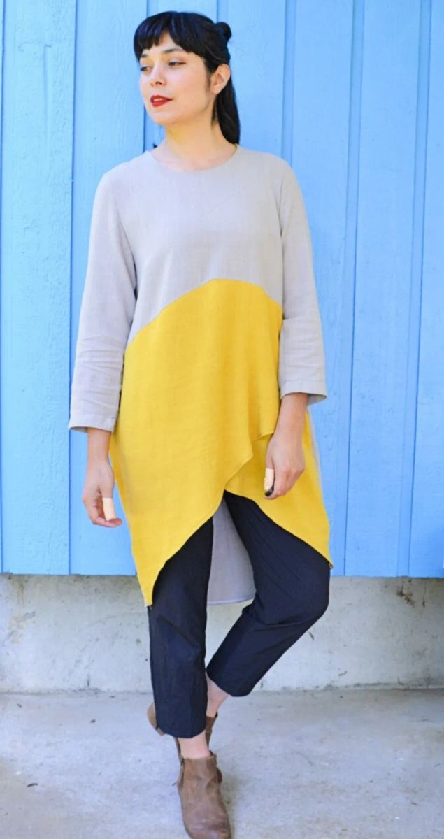 Elsa Marcel Tunic by DG Patterns | Threadloop