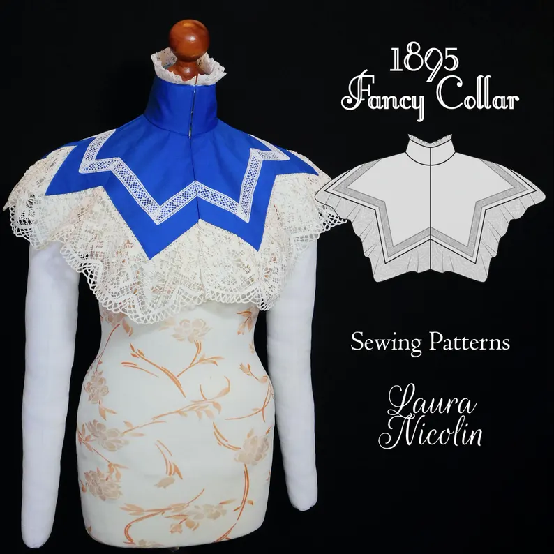 1895 Fancy Collar by Laura Nicolin | Threadloop
