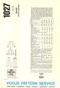 1027 | Misses' Jacket, Blouse and Pants by Vogue and Yves | Threadloop