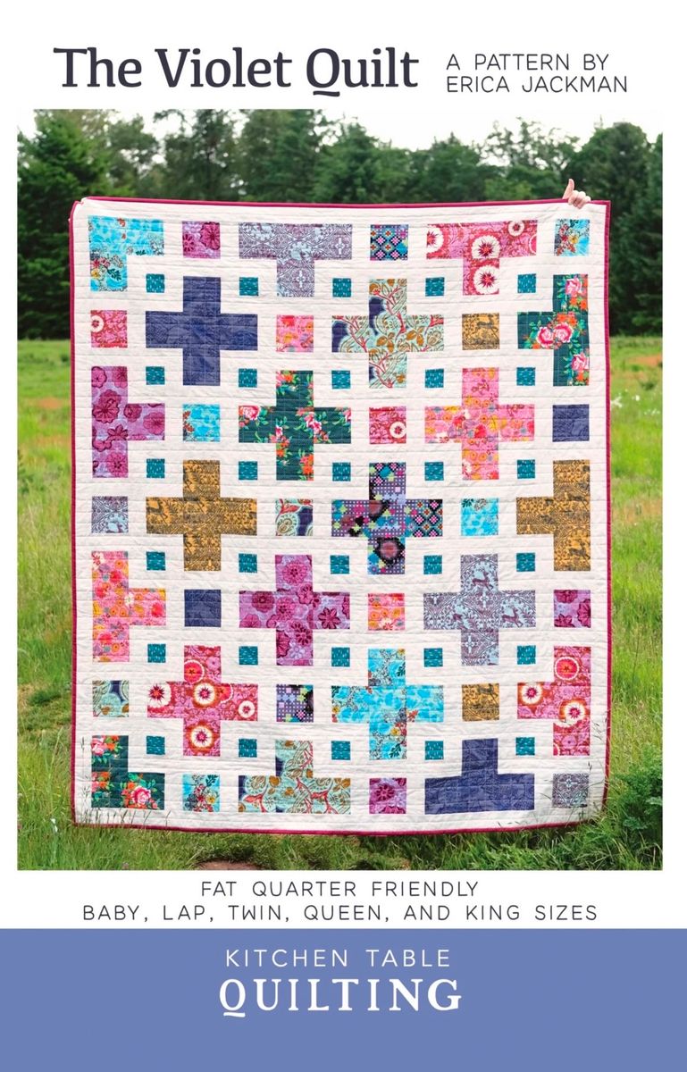 Violet Quilt by Kitchen Table Quilting | Threadloop