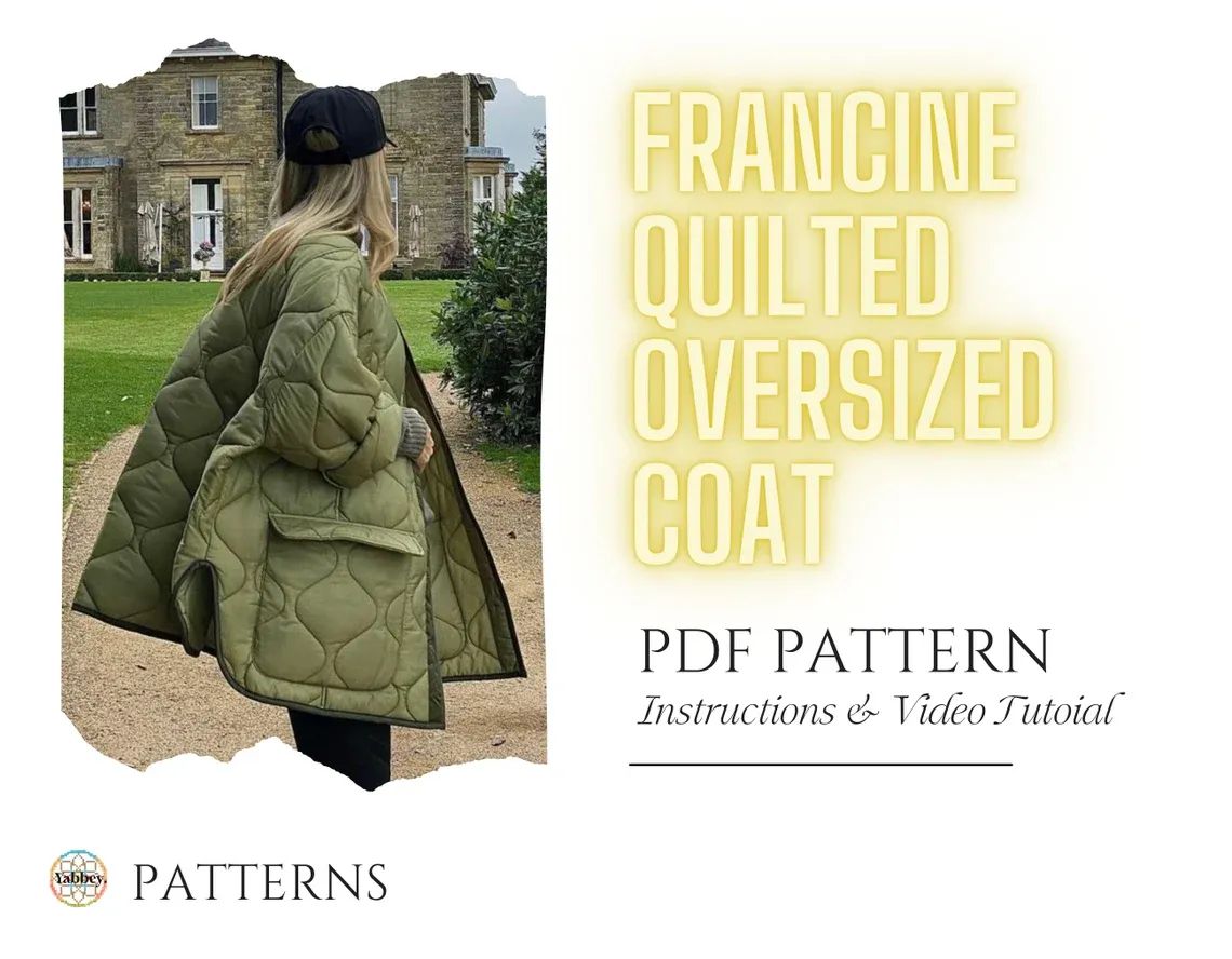 Francine Oversized Quilted Coat by Yabbey | Threadloop