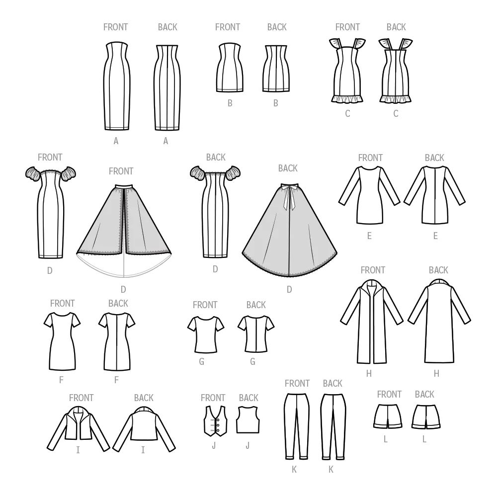S9769 | 11 1/2" Fashion Clothes for Regular and Curvy | Threadloop