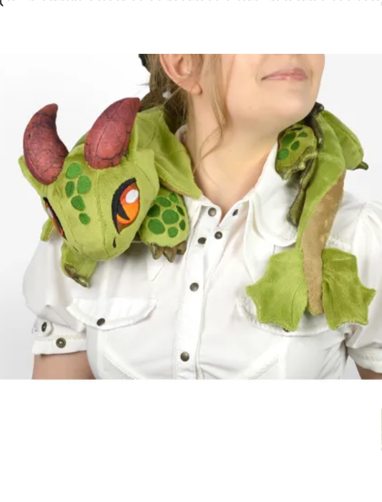 Neck dragon plush by Choly Knight - Sew Desu Ne? | Threadloop