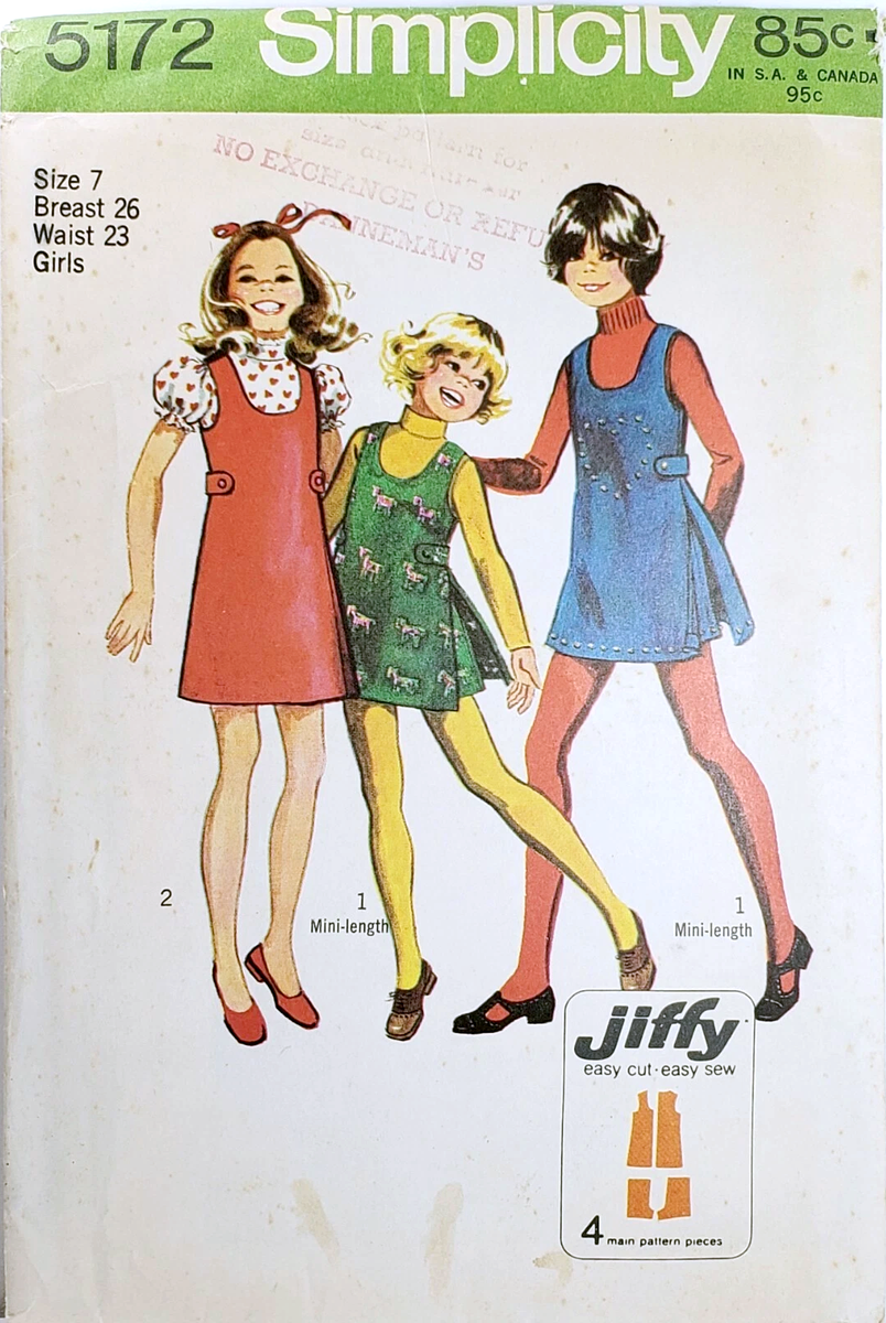 5172 | Girl's and Chubbies' Jiffy Jumper in Two Lengths | Threadloop