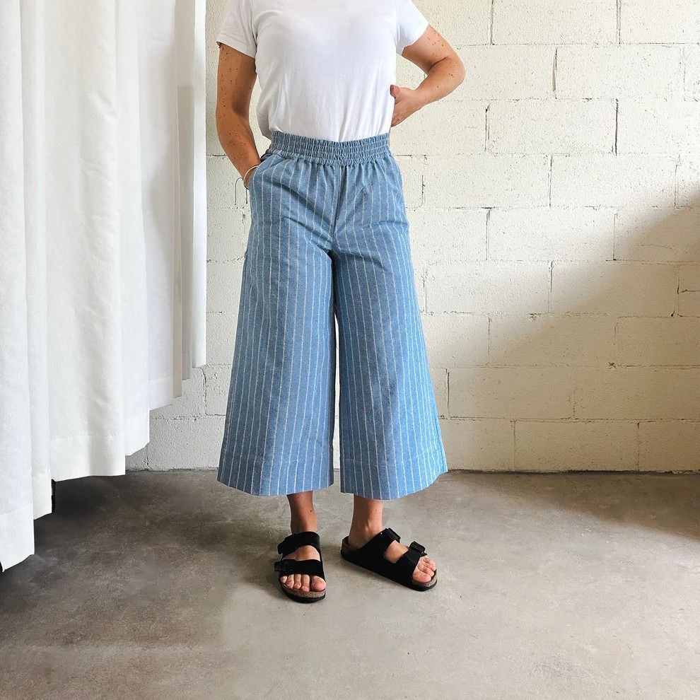 Marlo Women High Waisted Everyday Trousers by Atelier | Threadloop