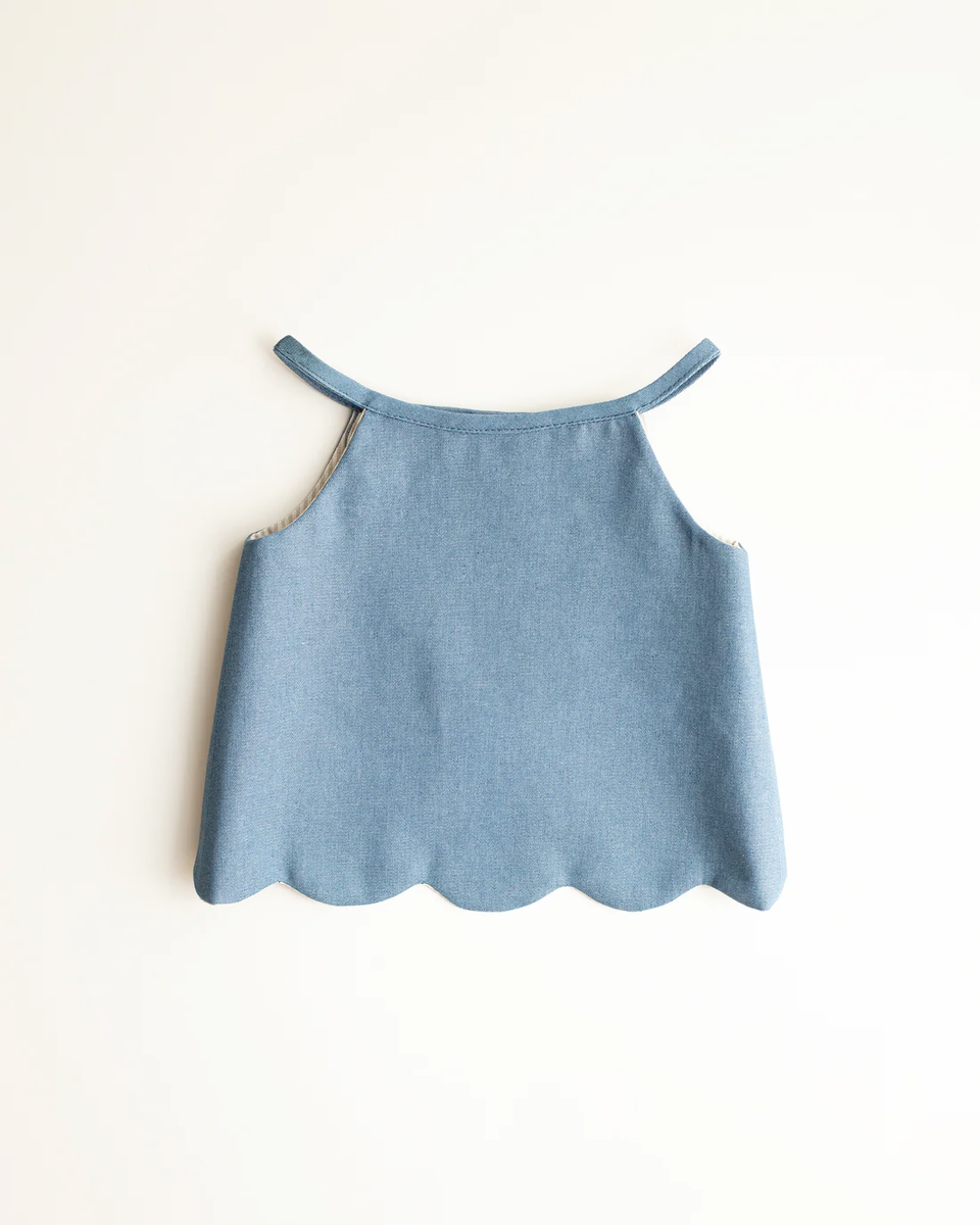 Anemone Top by TinyFolkPatterns | Threadloop