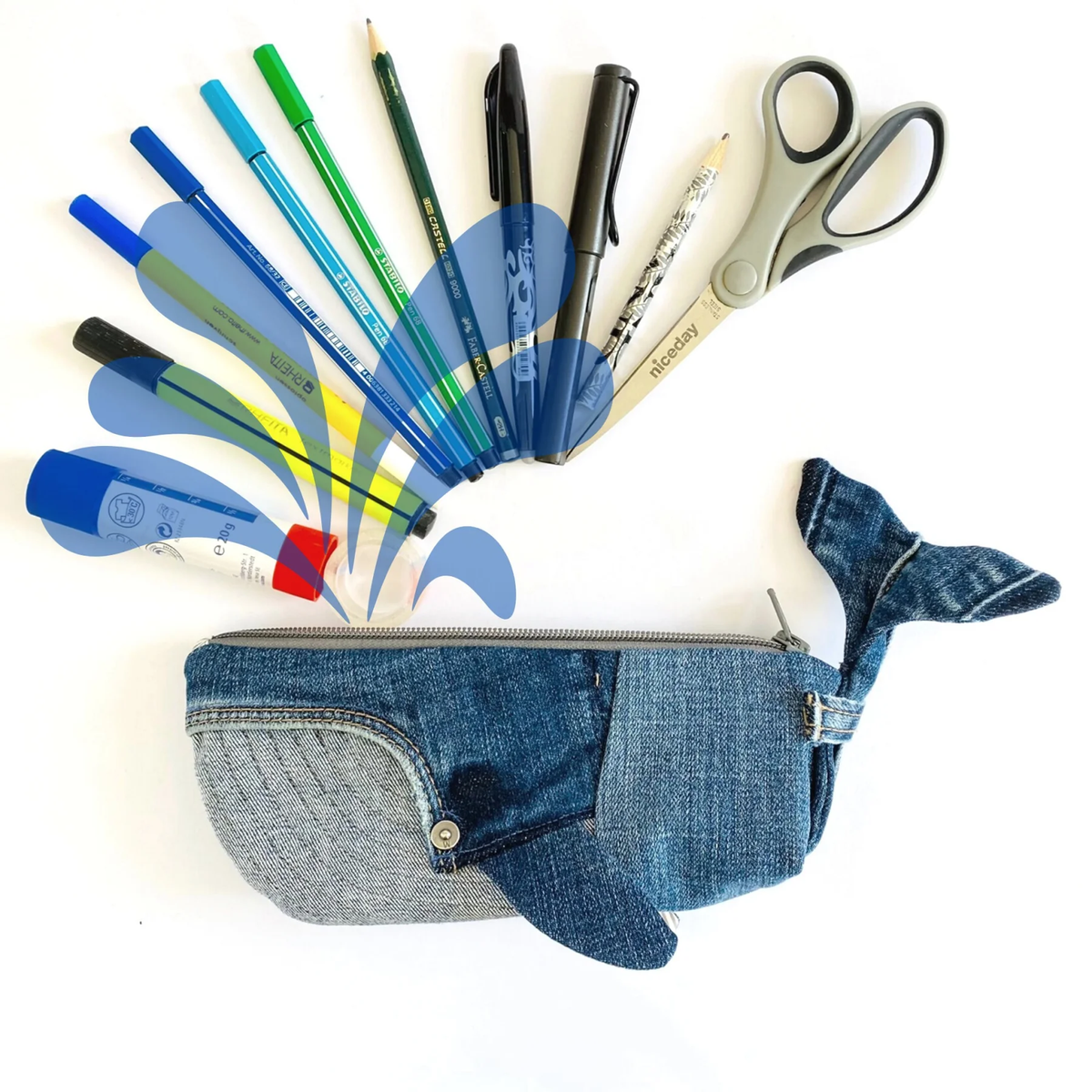 Whale Pencil Case by Jotdot | Threadloop