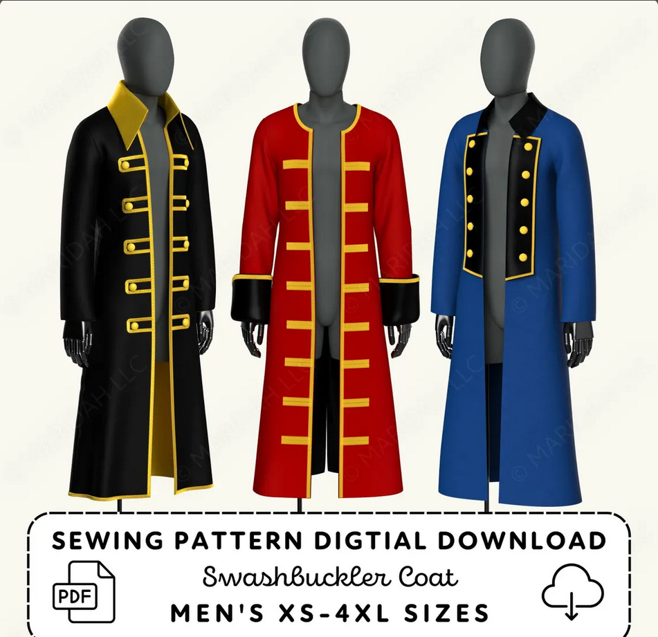 Swashbuckler Coat by Madewithmaridah | Threadloop