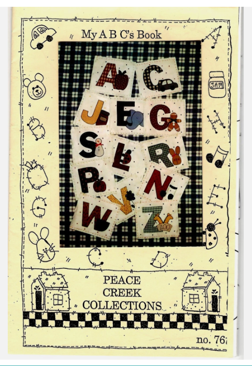 My A B C's Book by Peace Creek Collections | Threadloop