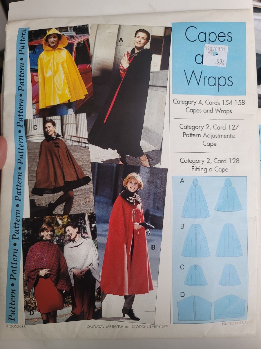 Capes and Wraps by Sewing Step-By-Step | Threadloop