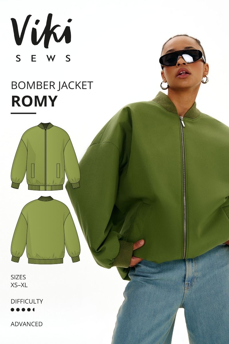 Romy Bomber Jacket by Vikisews | Threadloop