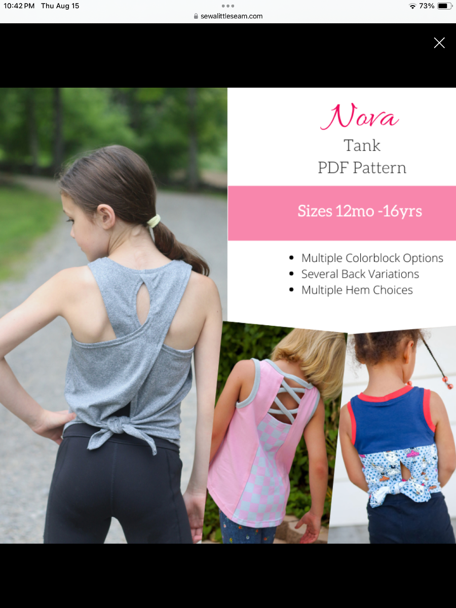 Nova Top by Sew A Little Seam | Threadloop