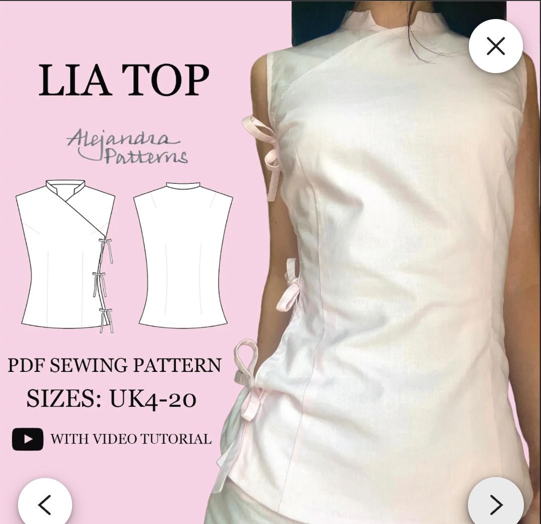 Lia Top by Alejandra Patterns | Threadloop