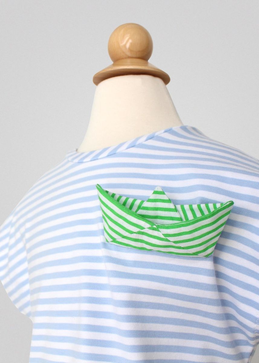 Origami Paper Boat Artwork by Misusu Patterns | Threadloop