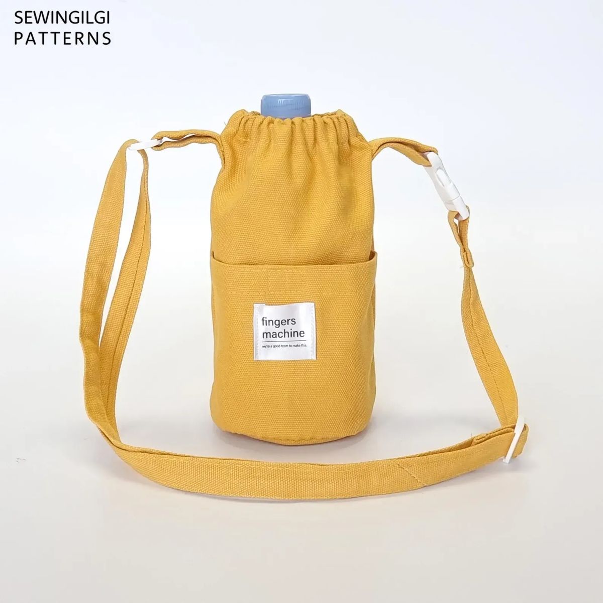 Band Water Bottle Bag by Sewingilgi Patterns | Threadloop