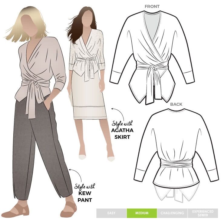 Dale Knit Top by Style Arc | Threadloop
