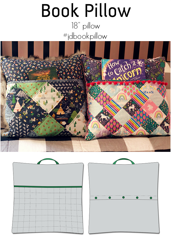 Book Pillow by Jennuine Design | Threadloop