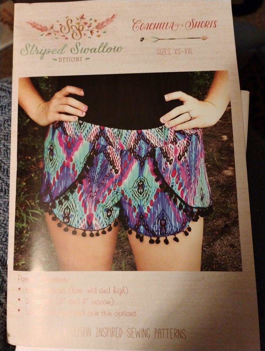 Coachella Shorts by Striped Swallow Designs | Threadloop