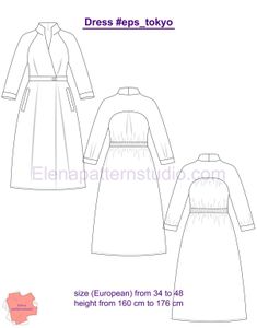 Dress Tokyo by Elena Pattern Studio | Threadloop