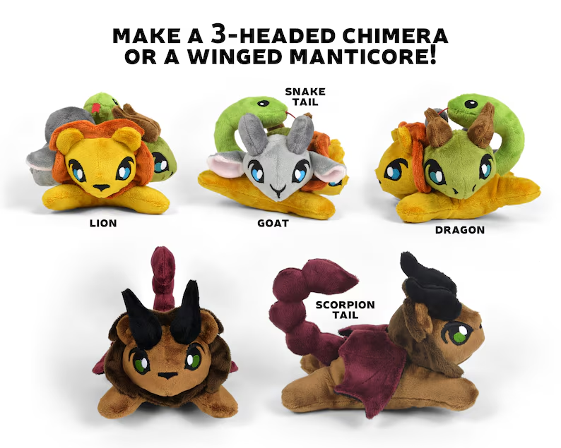 Chimera Plush by Choly Knight - Sew Desu Ne? | Threadloop