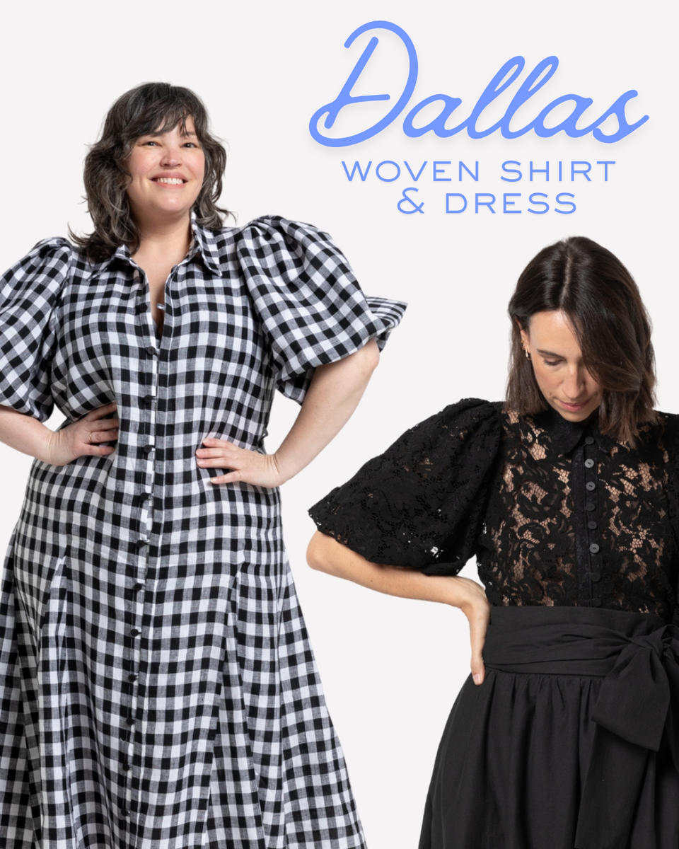Dallas Woven Shirt and Dress by Style Arc | Threadloop