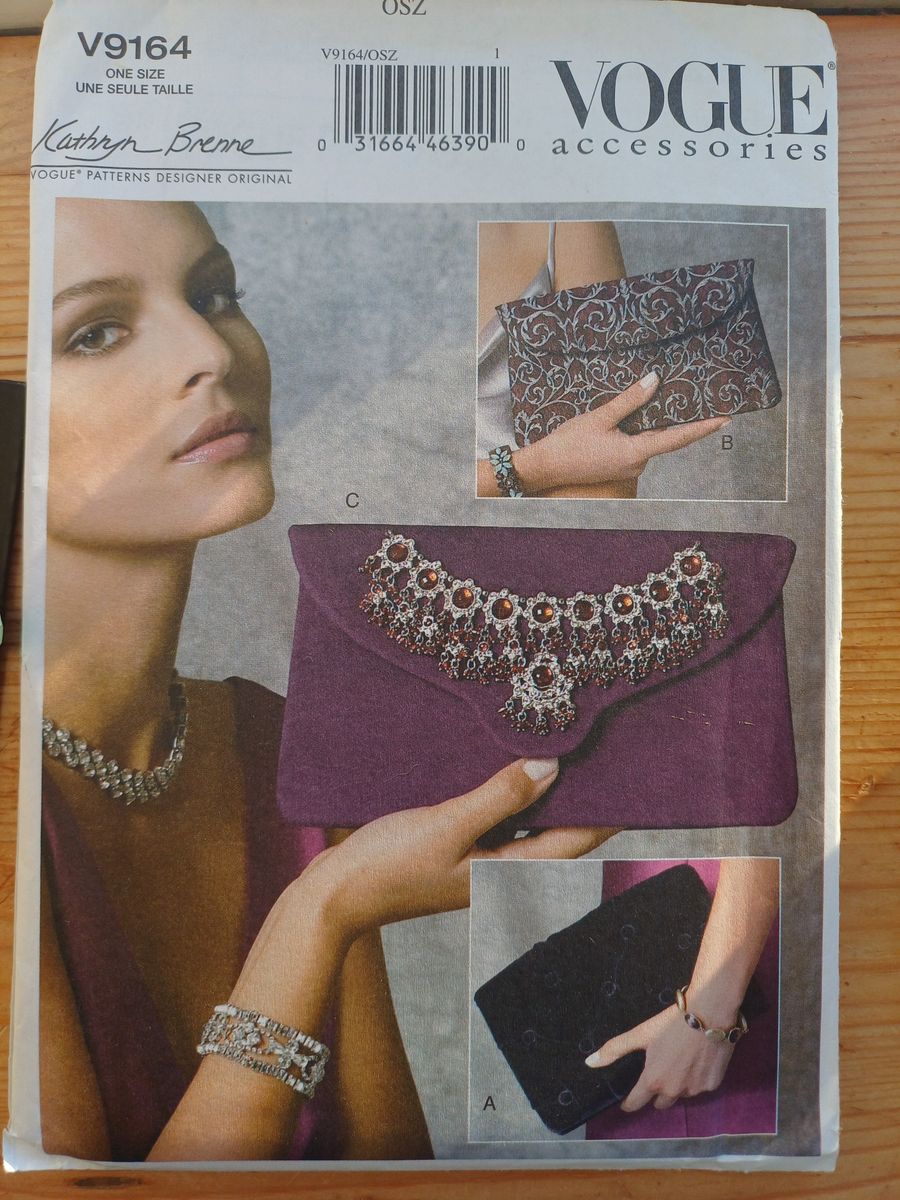 V9164 | Clutch Bags by Vogue | Threadloop