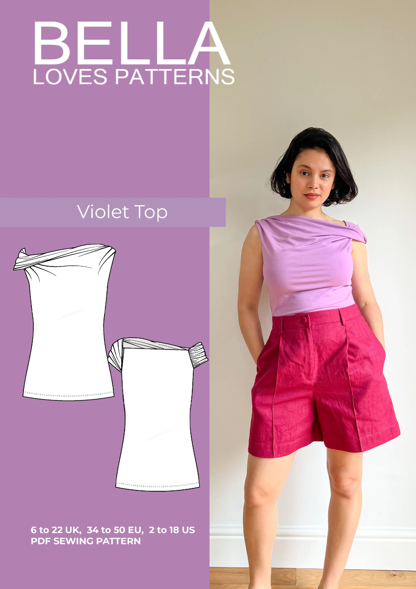 Violet Top by Bella Loves Patterns | Threadloop