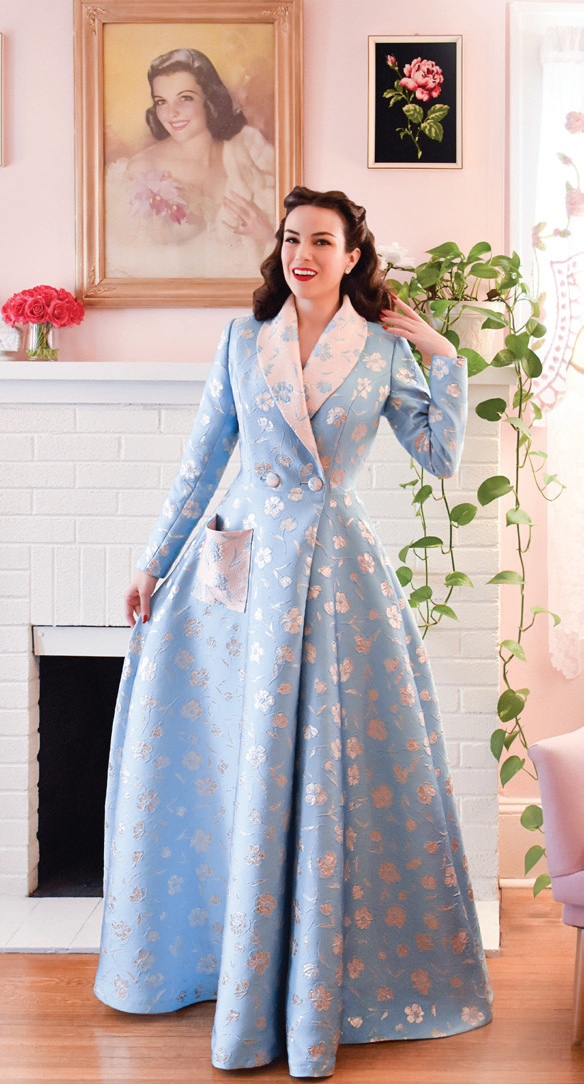 Rose Dressing Gown by Charm Patterns and Gretchen | Threadloop