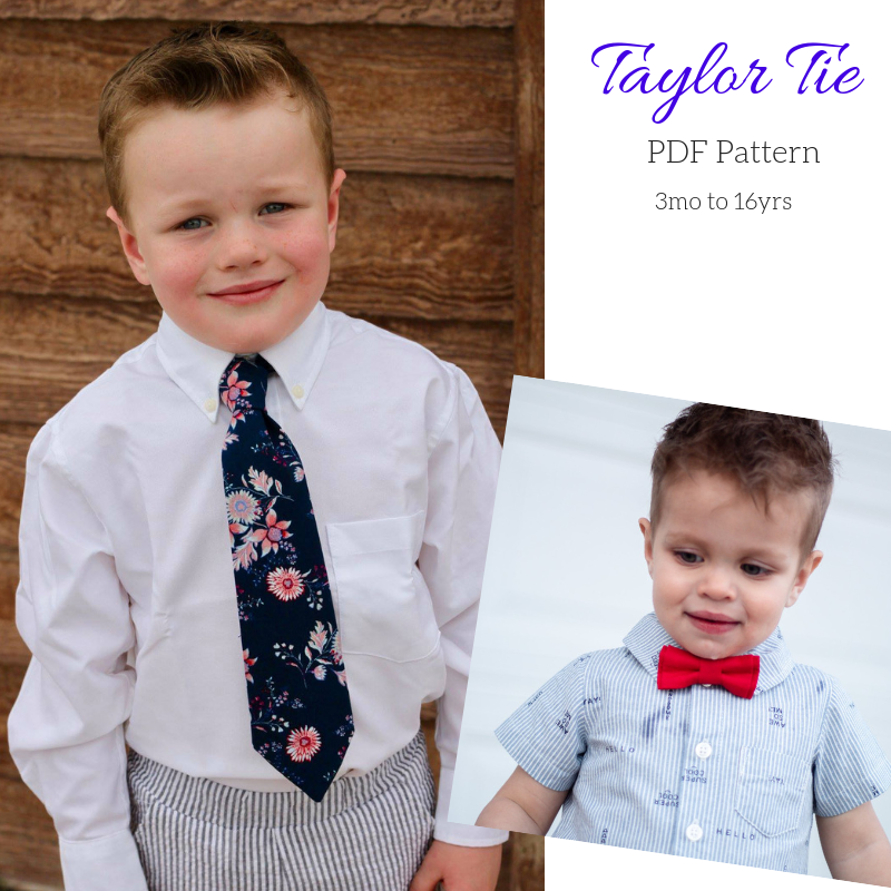 Taylor Tie by Sew A Little Seam | Threadloop