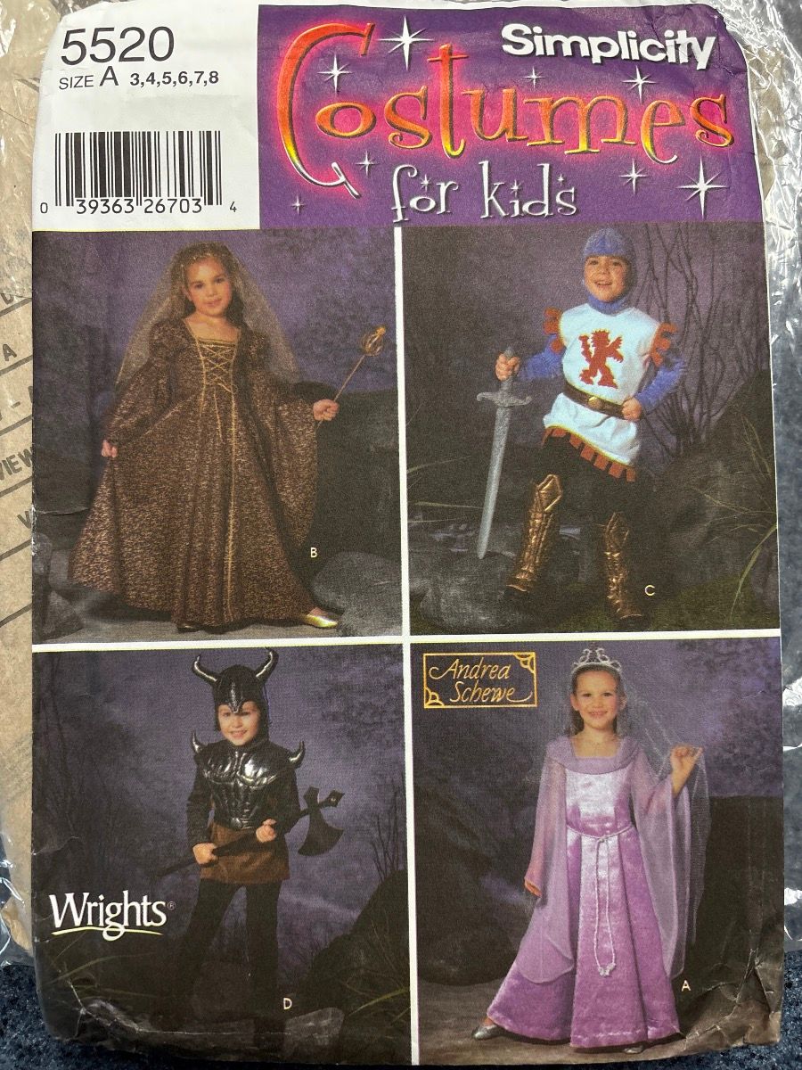 5520 | Child’s Costume by Simplicity and Andrea Schewe | Threadloop