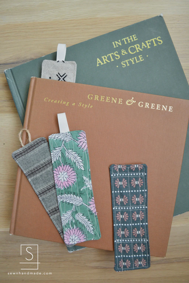 Quilted Bookmark by Sewn Modern Quilt Patterns | Threadloop