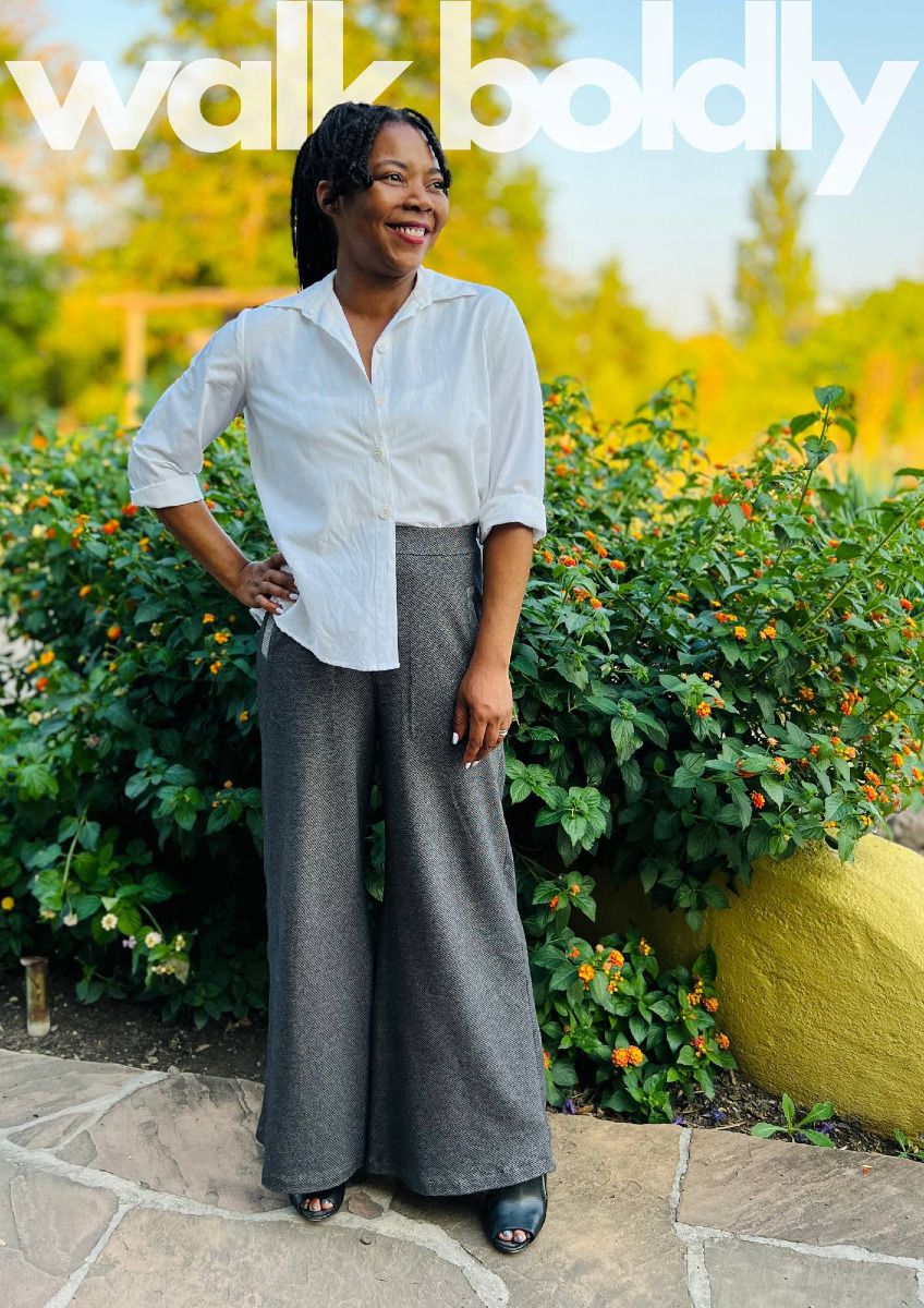 Walk Boldly Wide Leg Pants by Pattern Emporium | Threadloop