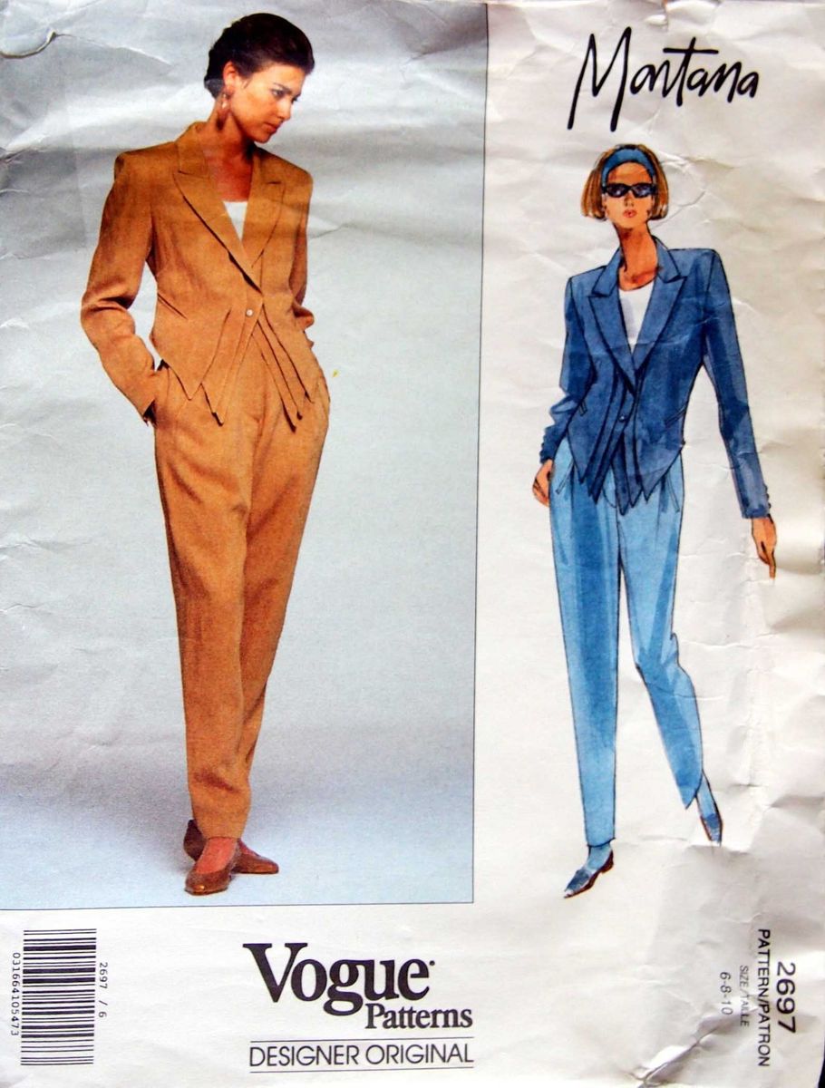 2697 | Misses' Jacket and Pants by Vogue and Montana | Threadloop