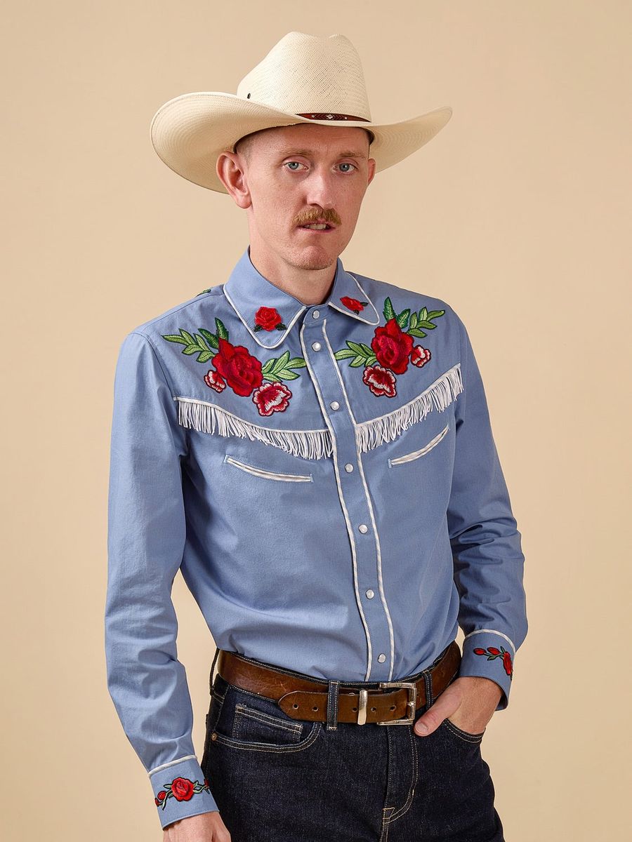 Cornelius Western Shirt by Closet Core Patterns and | Threadloop