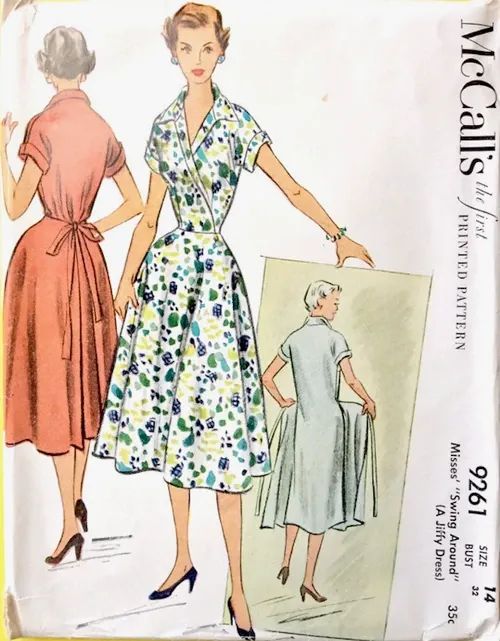 9261 | "Swing Around" Jiffy Dress by McCall’s | Threadloop