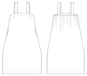 Wide-Strap Maxi Dress by Elbe Textiles and Peppermint | Threadloop