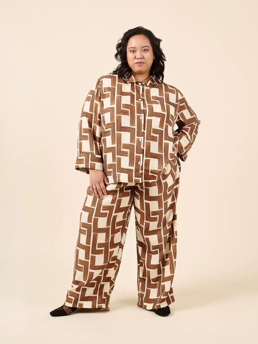 Fran Pajamas by Closet Core Patterns | Threadloop