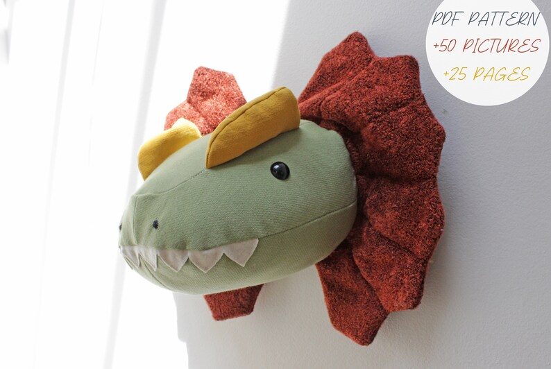 Dilophosaurus Wall Decoration by Cheri Demeter | Threadloop