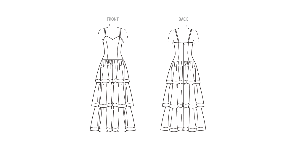 M8678 | Misses' and Miss Petite Dress with Detachable | Threadloop