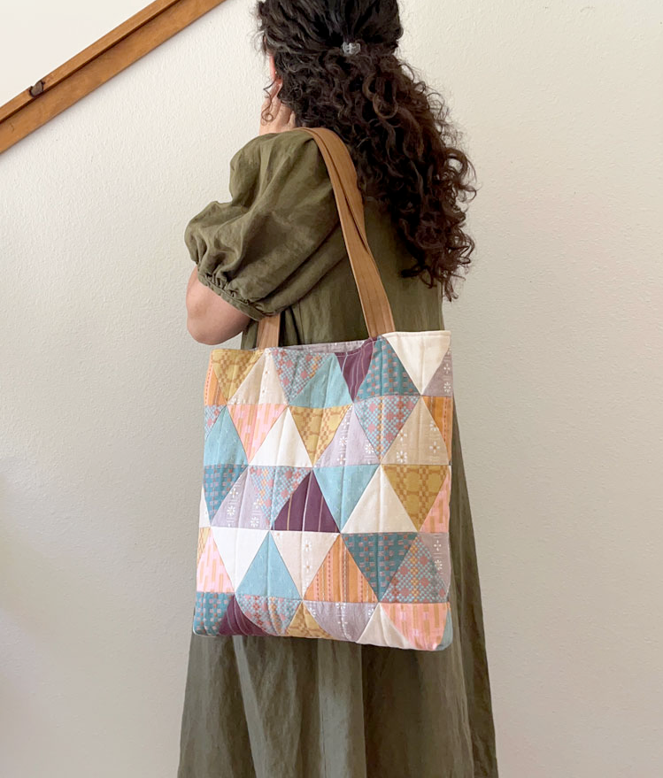 Eva Quilted Tote by Bethany Lynne Makes | Threadloop