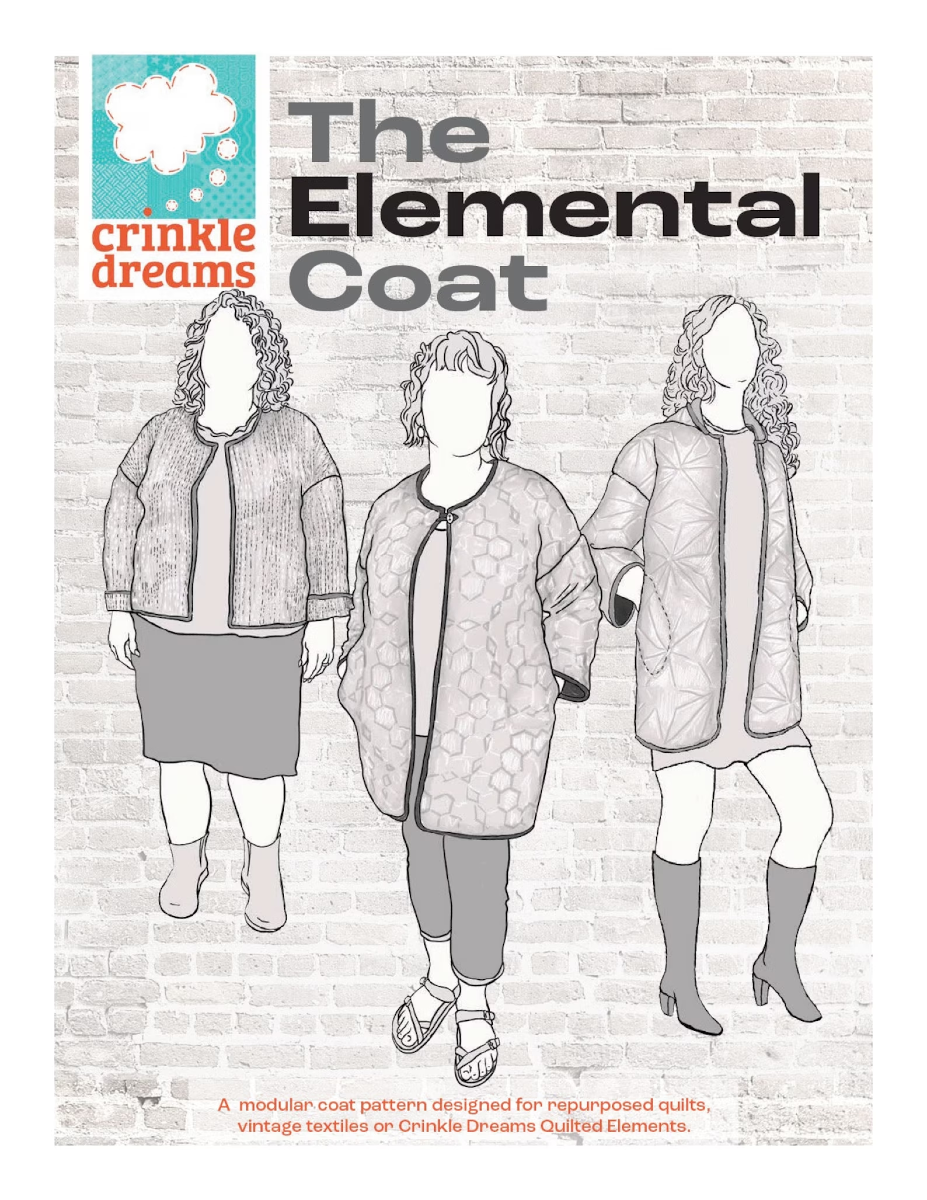 Elemental Coat by Crinkle Dreams by Teresa Coates | Threadloop