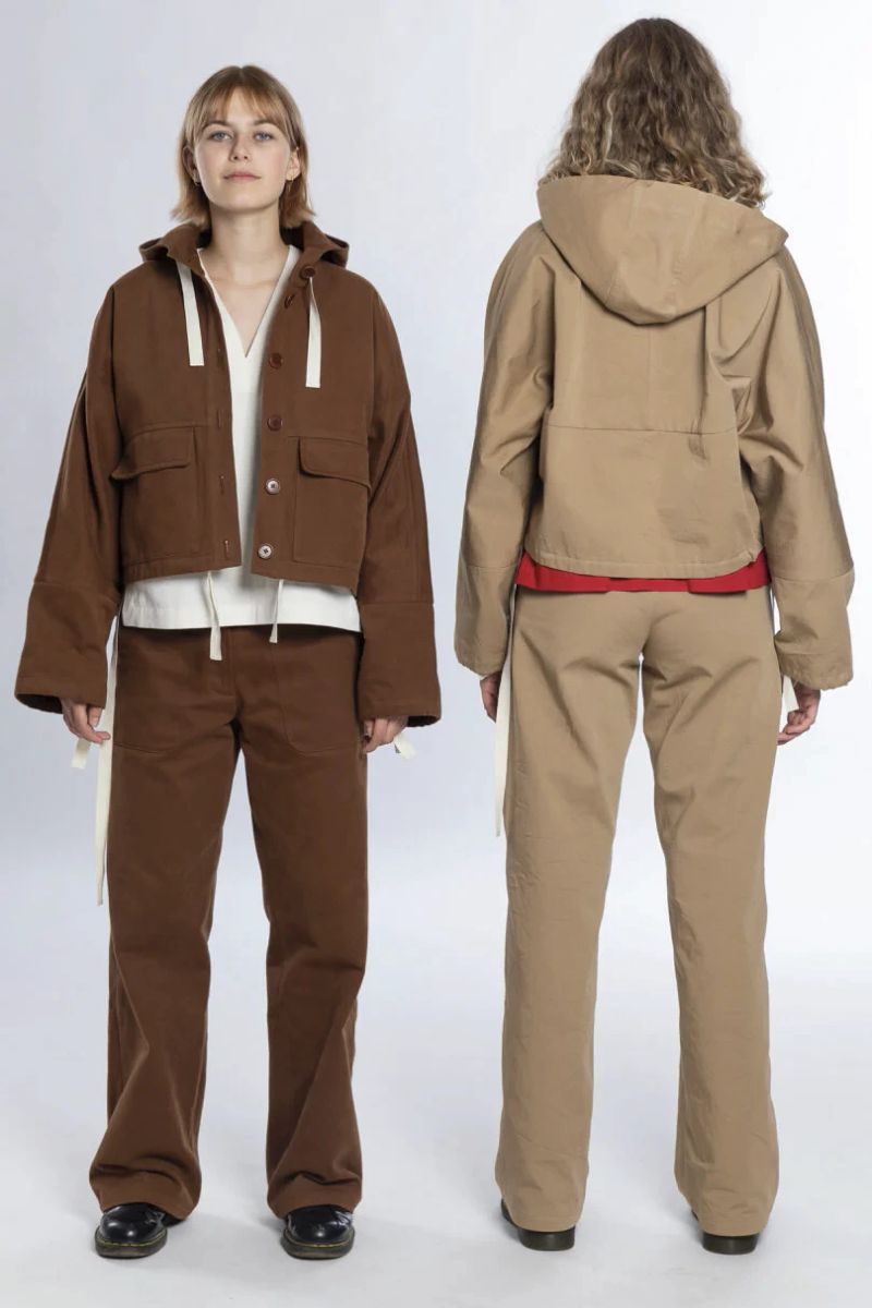 No69 Jacke mit T-Ärmel und Kapuze by Trendschnitt | Threadloop