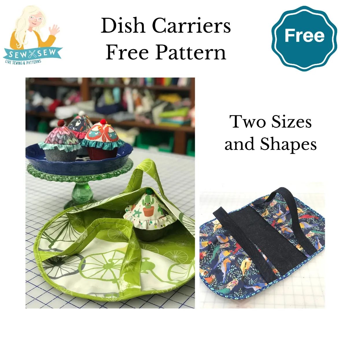 Dish Carriers by Sew Sew Patterns | Threadloop
