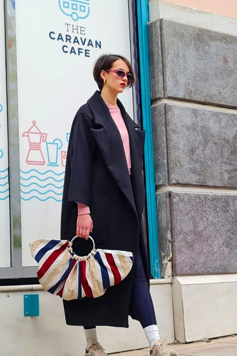 Oversized coat by Ambitious Elle Patterns | Threadloop