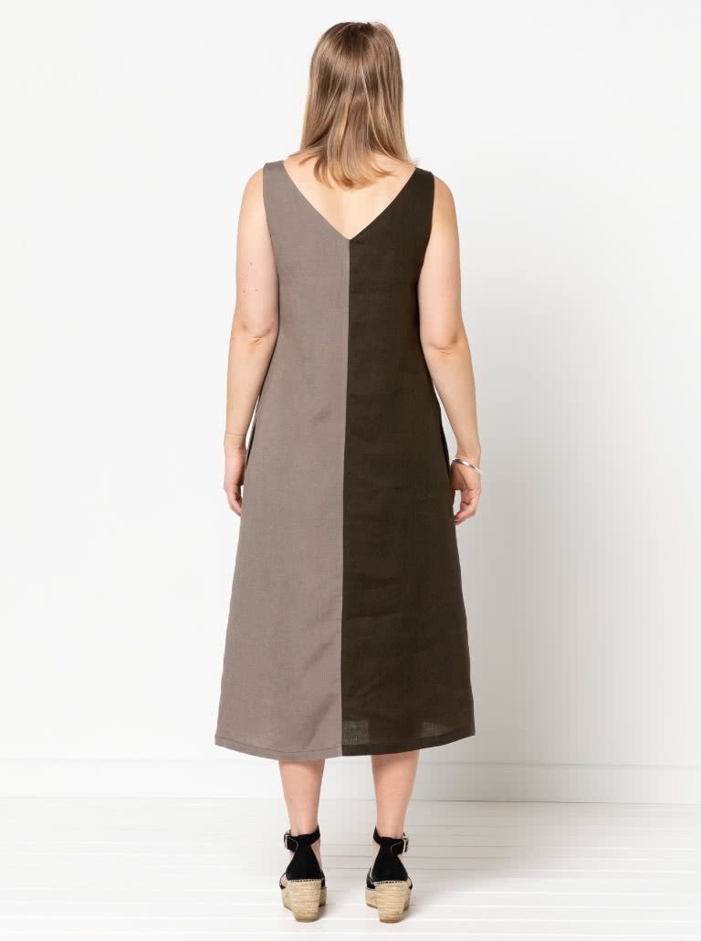 Esther Woven Dress by Style Arc | Threadloop